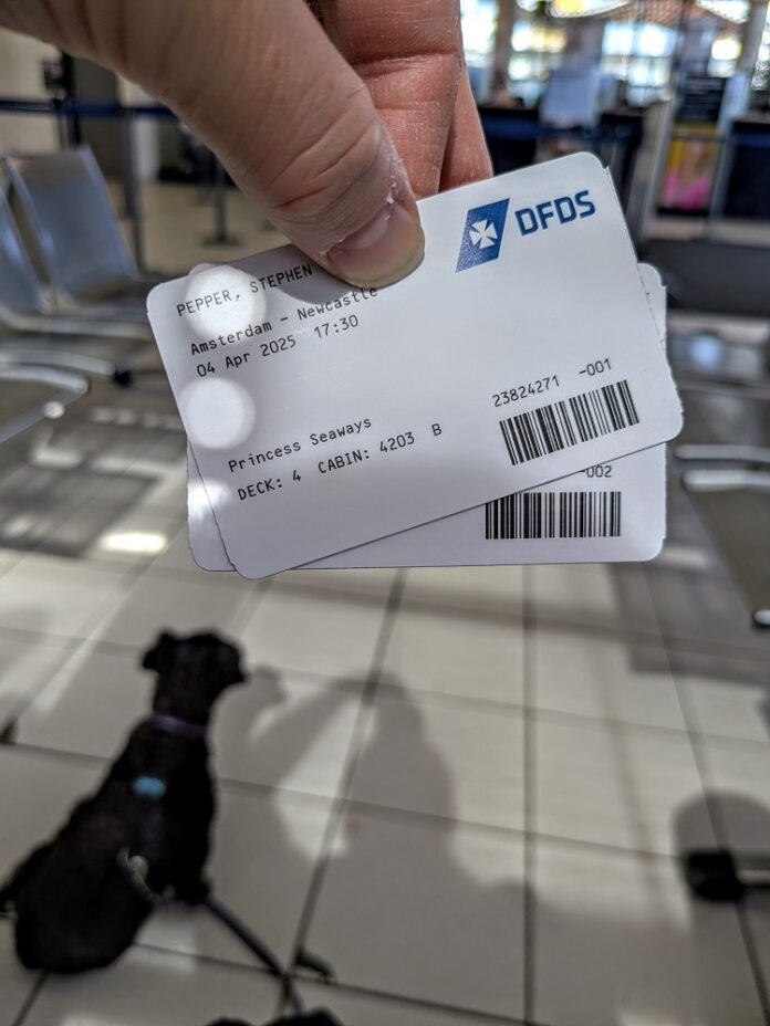 DFDS ferry review: Amsterdam (IJmuiden) to Newcastle in a 4 bed pet-friendly cabin