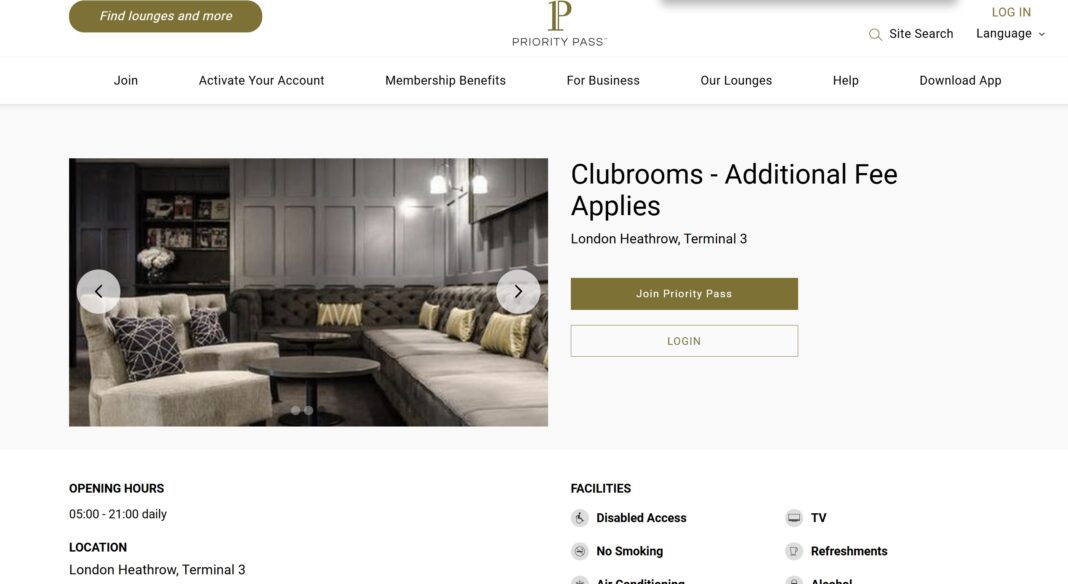 Priority Pass adds "resort fee" model to two lounges