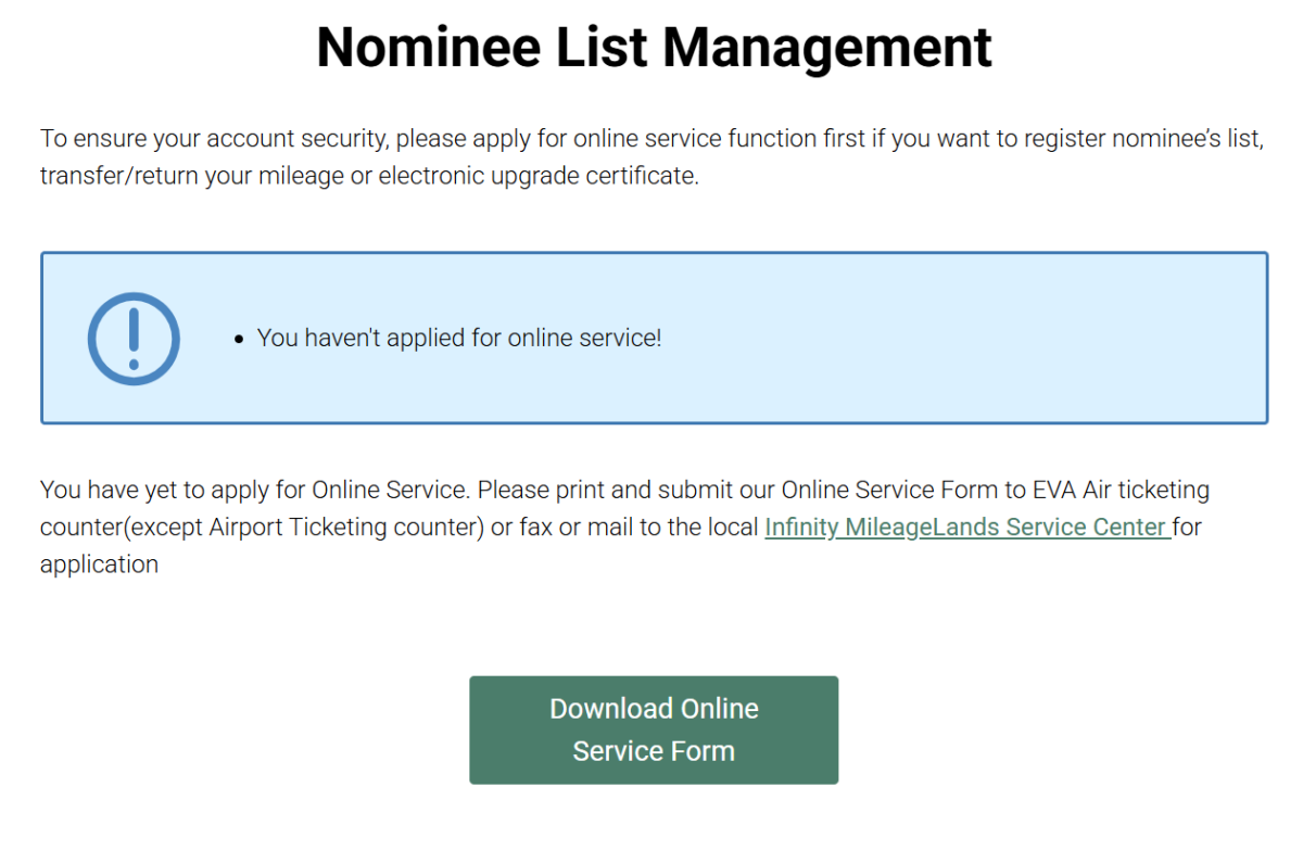 How to book EVA Air Infinity MileageLands awards (for multiple people)