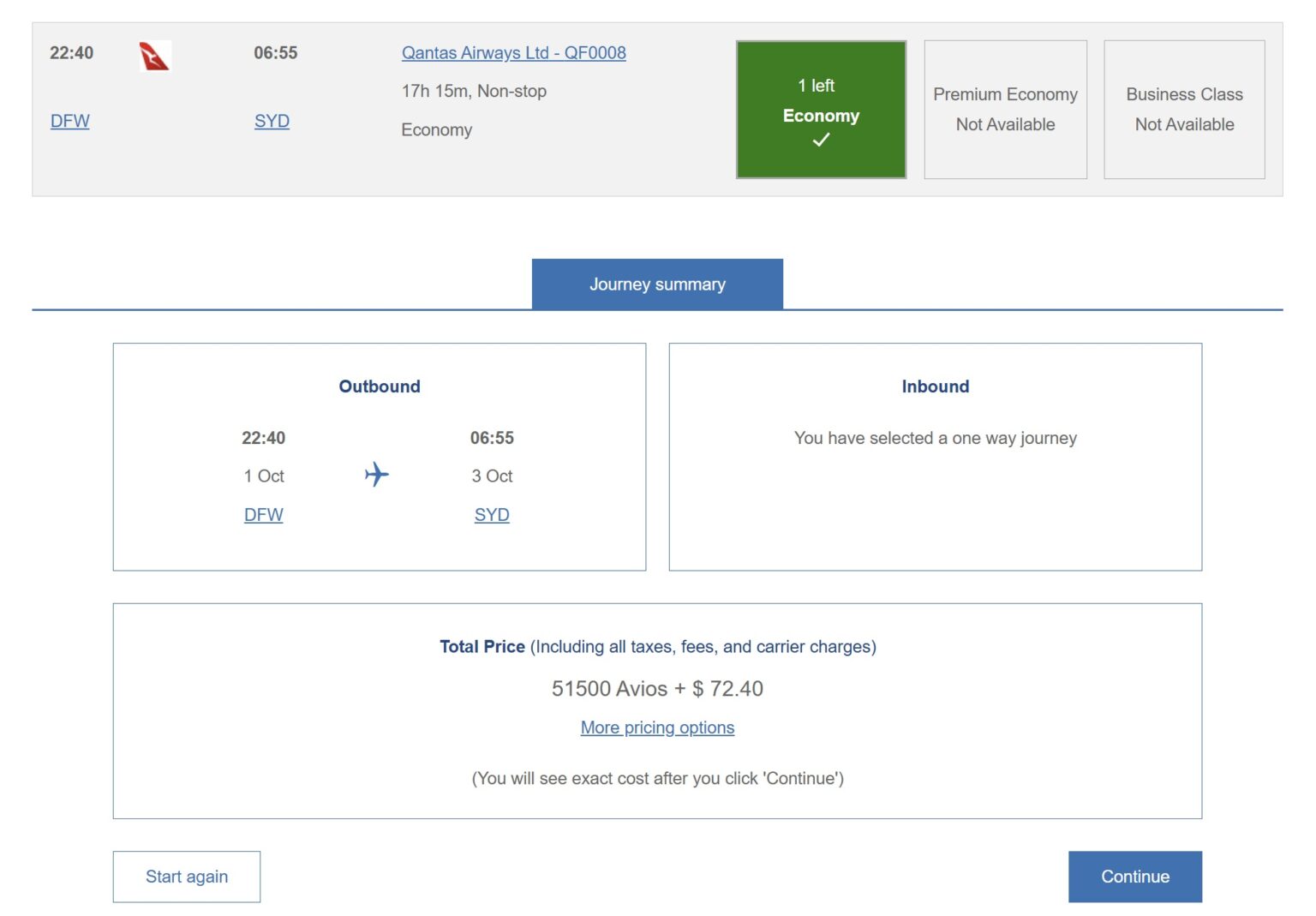 An Avios solution to Nick's 100K Vacay plans