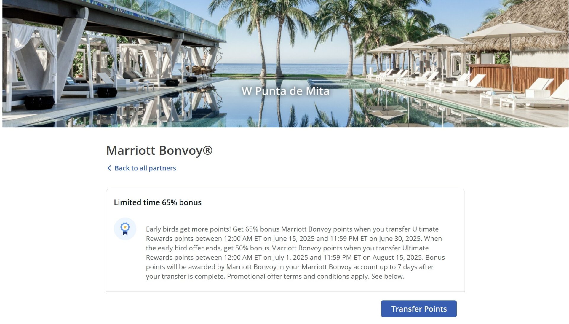 (EXPIRED) 50% transfer bonus from Chase Ultimate Rewards to Marriott Bonvoy