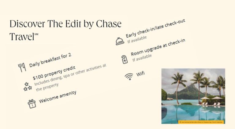 The Edit by Chase Travel℠ is suddenly interesting...