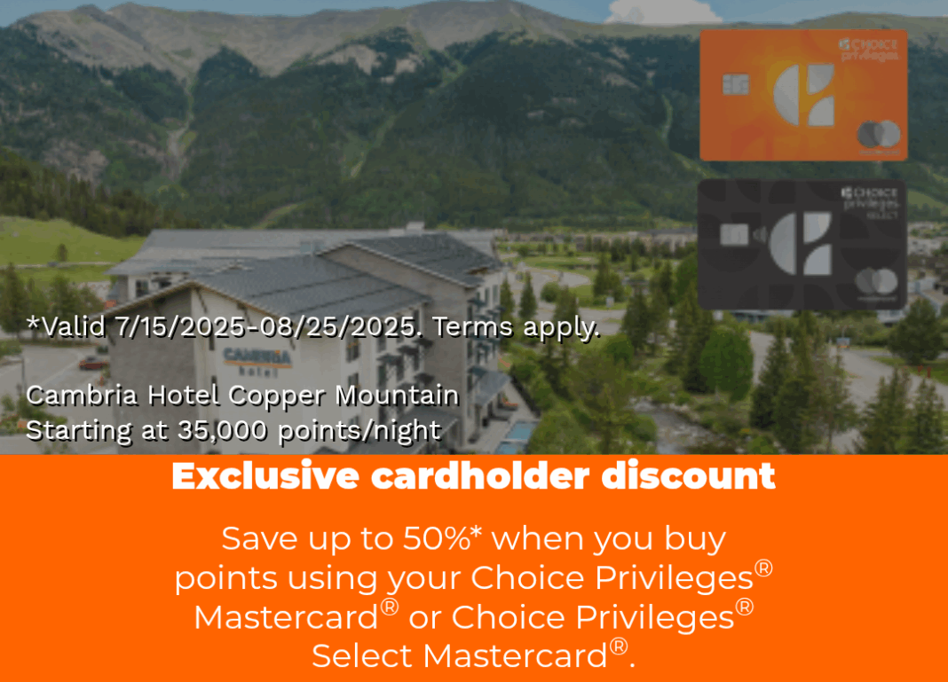 (EXPIRED) Choice Privileges points sale: Get up to 50% Off (Buy points ...