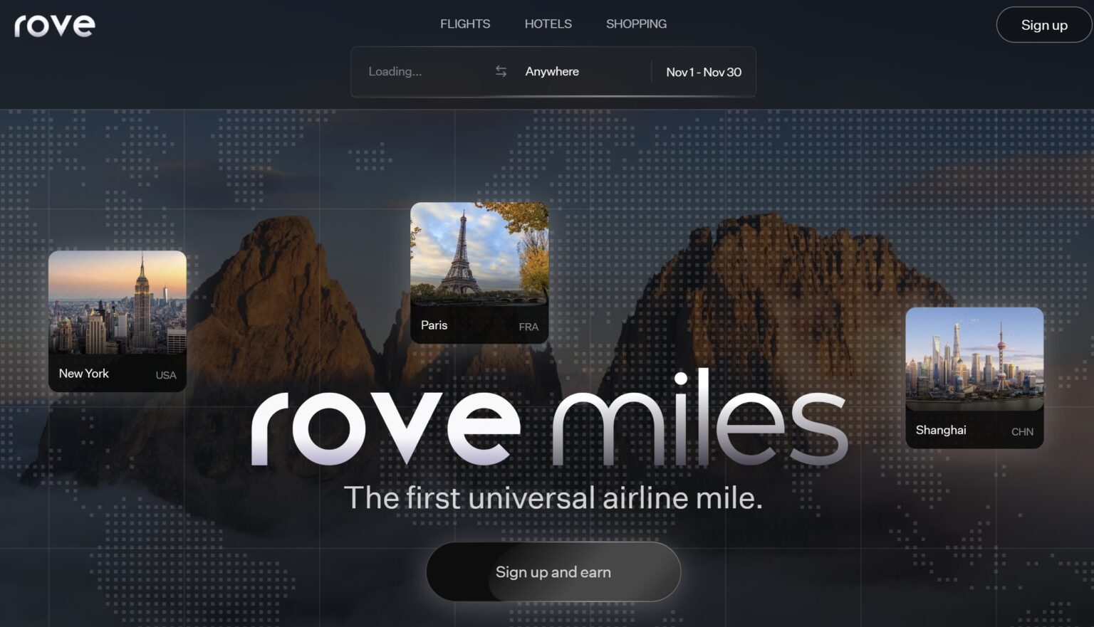 Rove: Earn transferable miles for bookings & shopping (increased ...