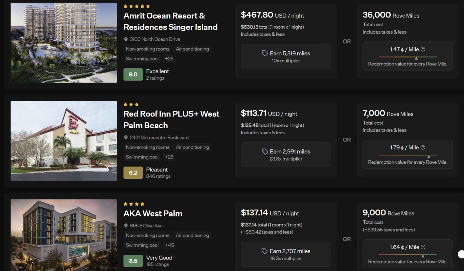 Rove: Earn transferable miles for bookings & shopping (increased ...