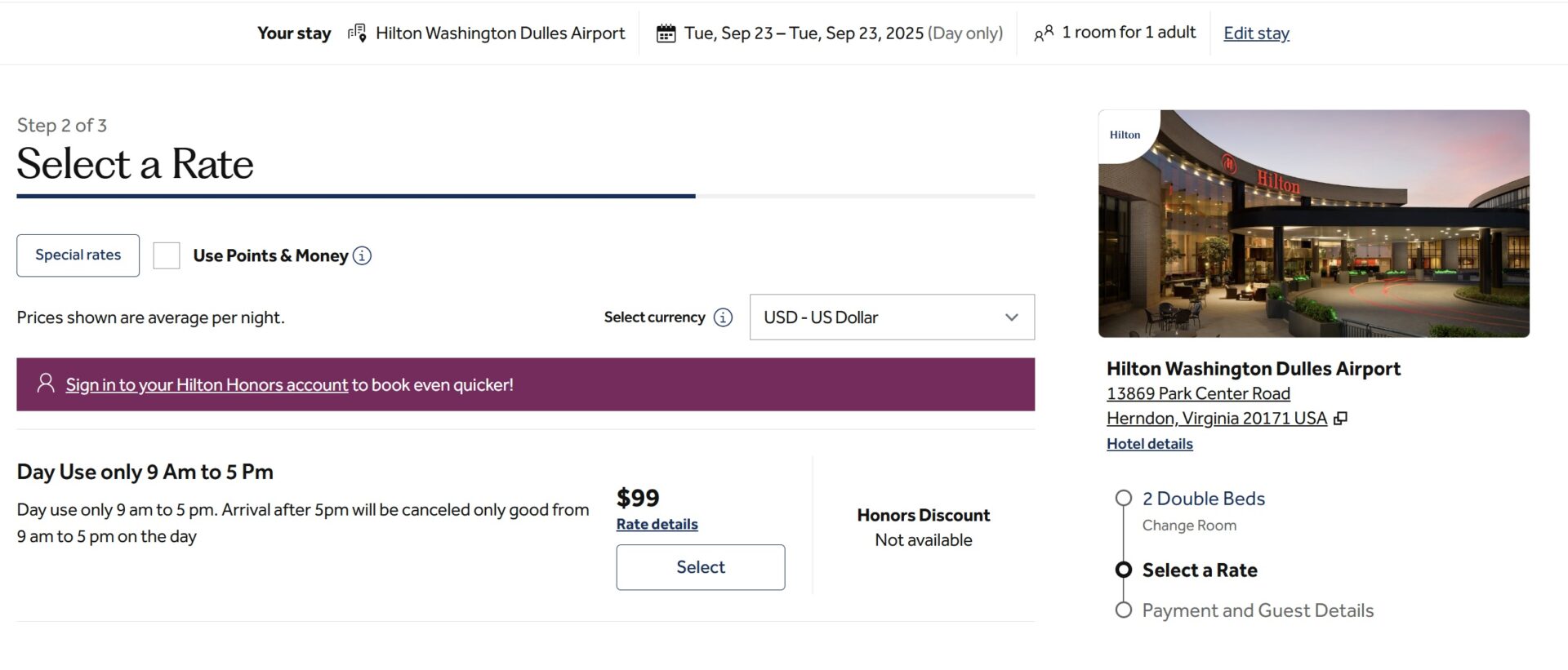 How to book Day Use rates with major chain hotels