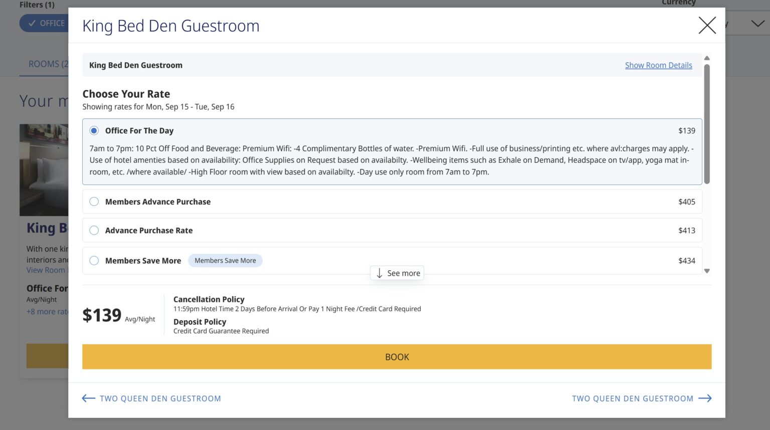 How to book Day Use rates with major chain hotels