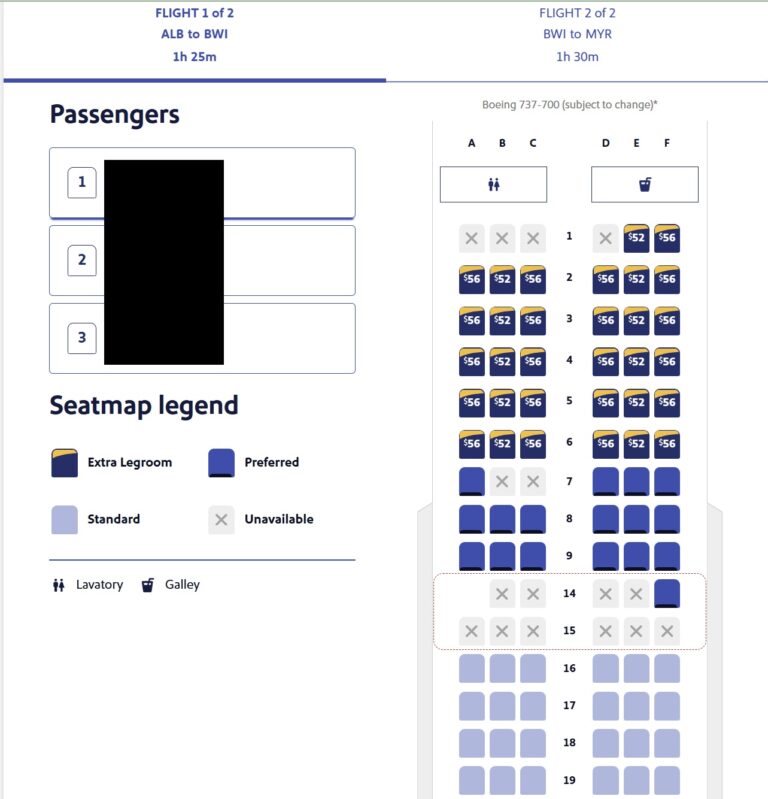 (Reminder) Southwest assigned seating live for 2026 travel