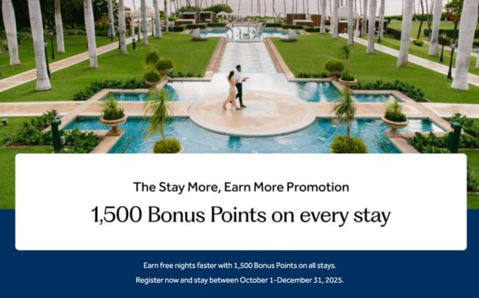 Unrewarding Hilton promo: Earn 1,500 bonus points per stay (now 2,500)