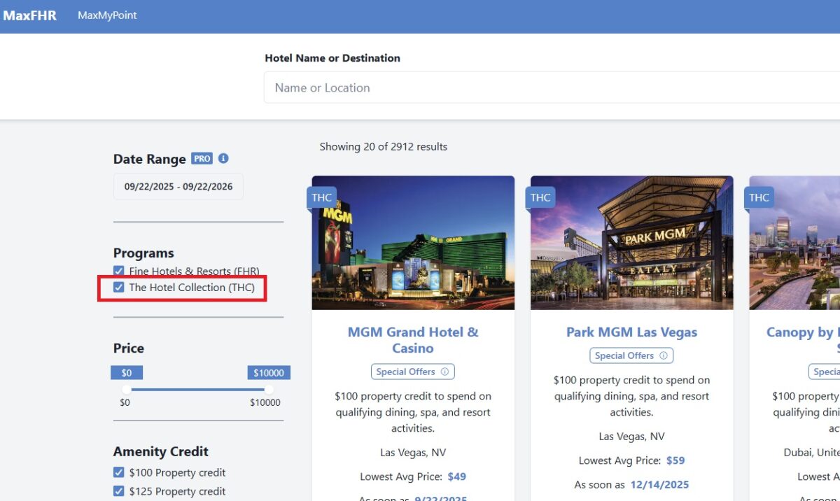 [Update] MaxFHR: An awesome way to help use your $300 Fine Hotels ...