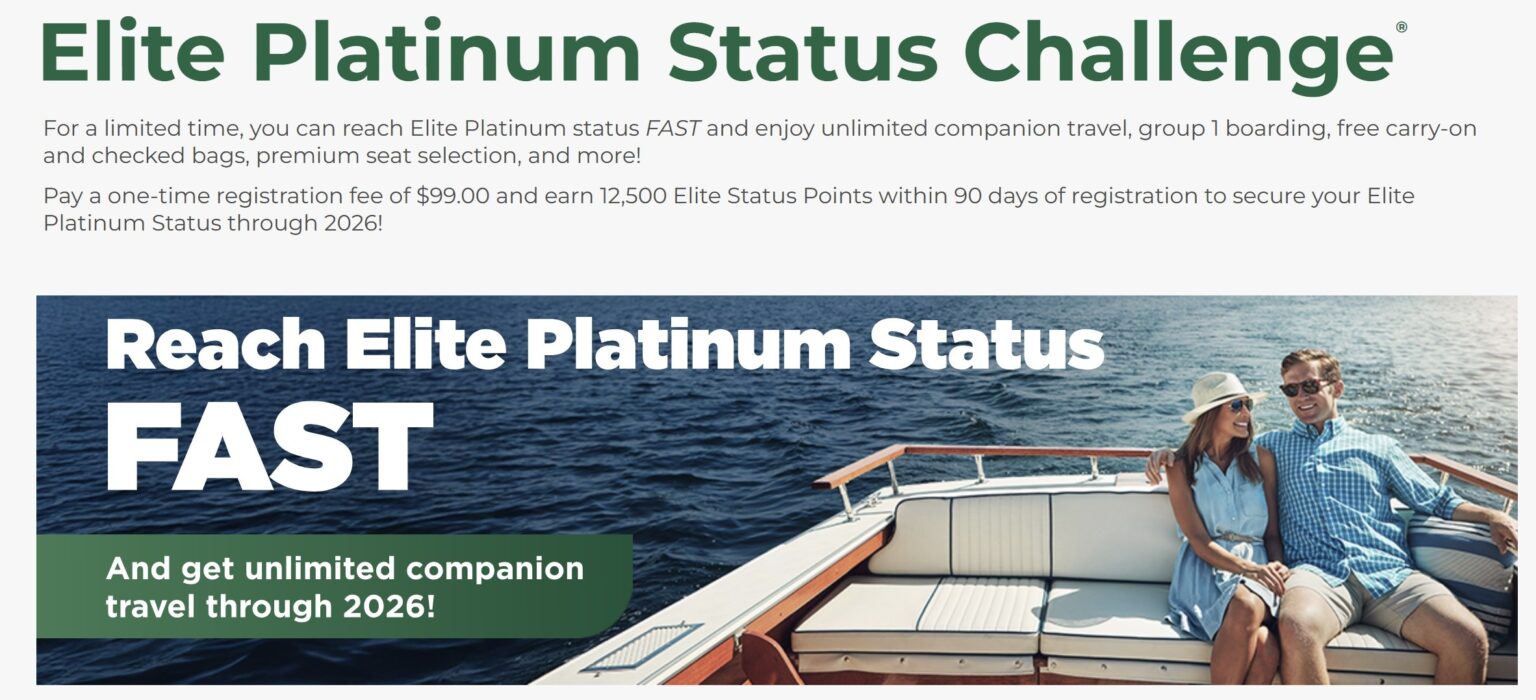 (EXPIRED) Frontier Platinum Status fast track: Pay $99, earn 12.5K ...