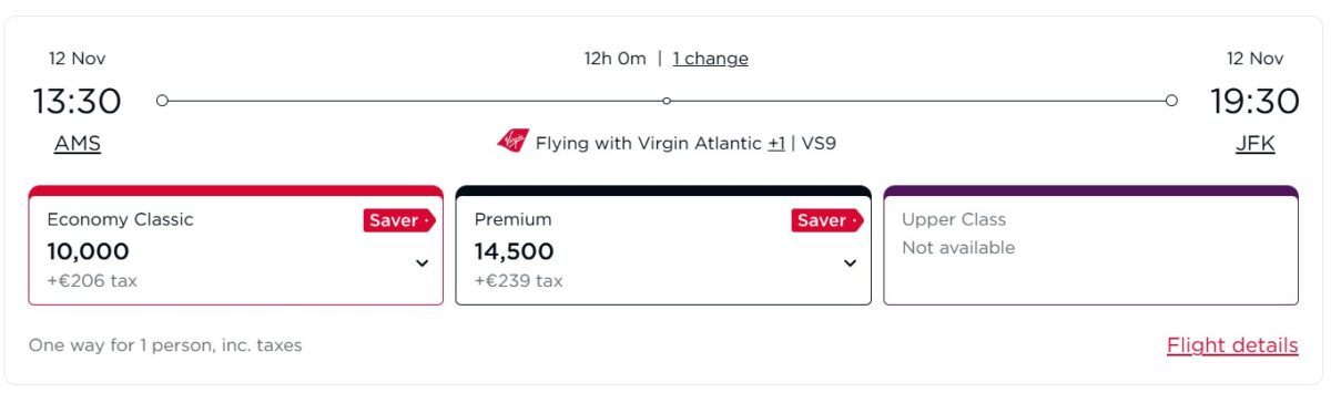 Virgin Atlantic Premium Economy Sweet-Spot & Review