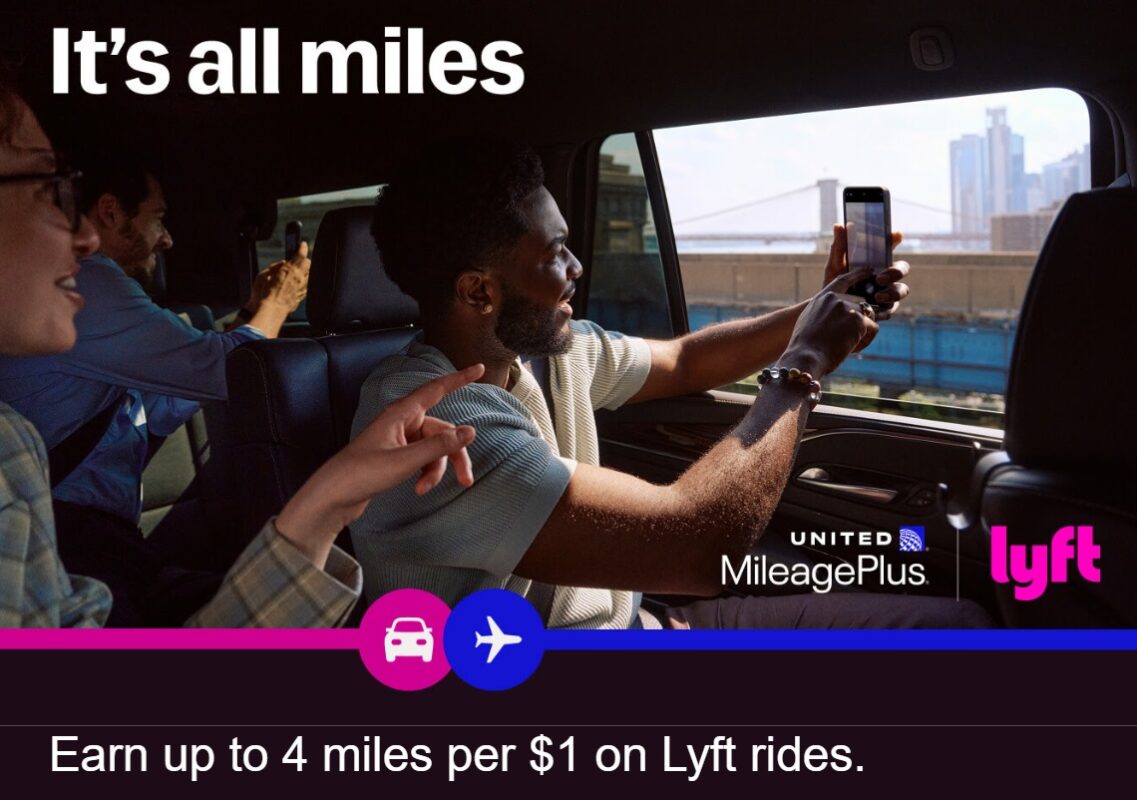 You can now earn United miles on Lyft rides; earn 1K bonus miles as new ...