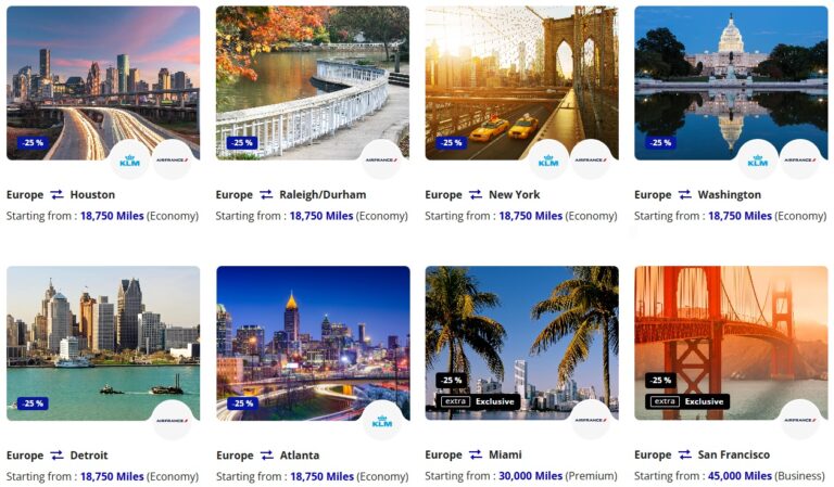 Flying Blue Promo Rewards for December: 25% off economy, premium ...