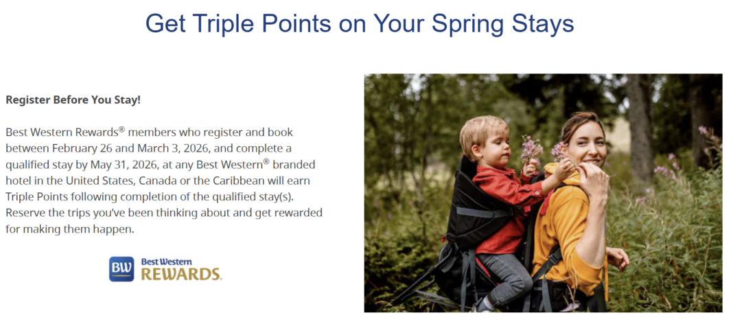 (EXPIRED) Best Western promo: Triple points on stays in the US, Canada ...