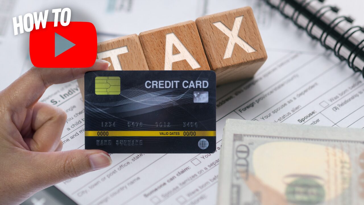 How to pay taxes by credit card (Video)