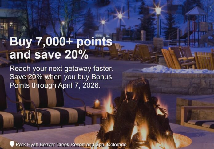 (EXPIRED) Buy World of Hyatt points for 2.08 cents per point