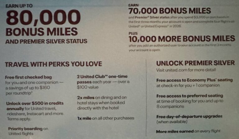 (Expired) Get fast track to United Silver status with targeted new card ...
