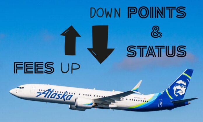Negative Alaska Airlines changes: Increased partner award fees & no ...